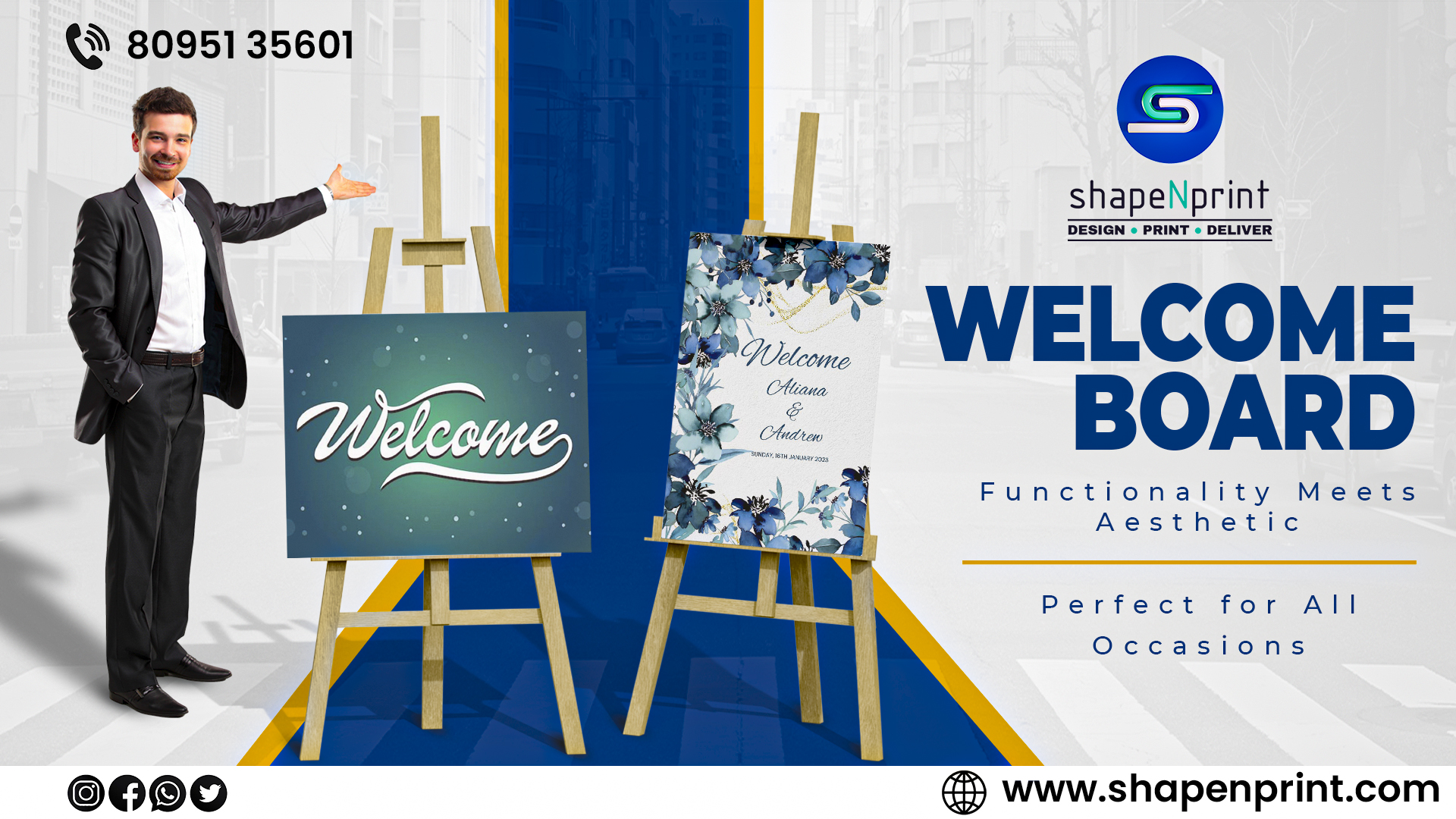 Why a Beautifully Designed Welcome Board is Important to Your Business ...