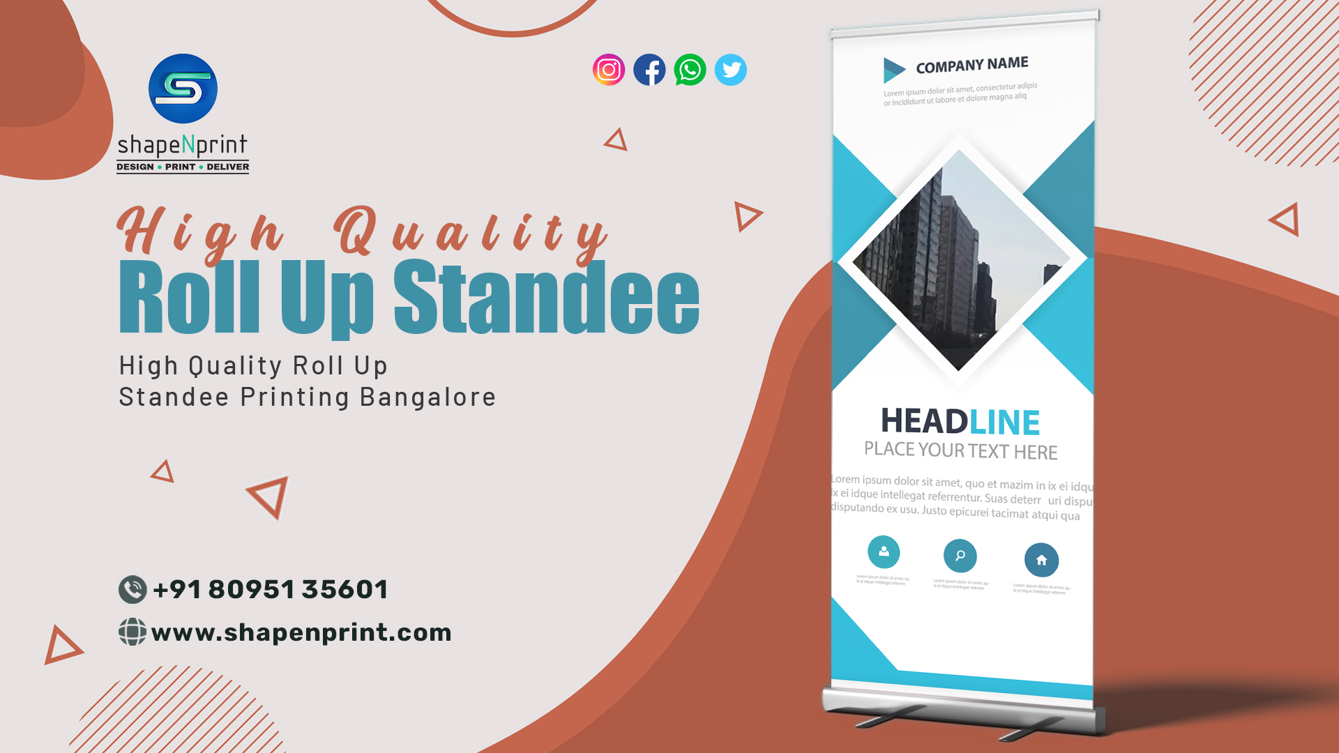 Roll-up Standee – shapeNprint